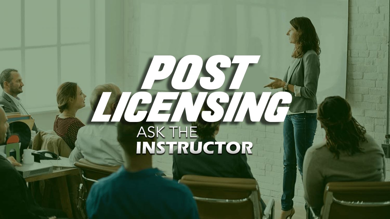 Is Now a Good Time for Post Licensing? – TSRE | Tampa School of Real Estate
