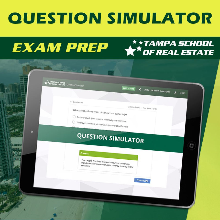 Question Simulator | Florida Real Estate Exam Practice Tests Online